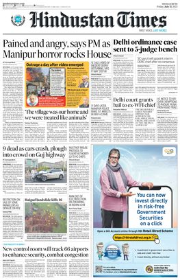 Landslide buries village; 16 dead | Hindustan Times - Newspaper - Read this story on Magzter.com