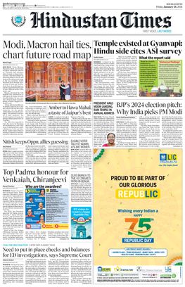 Modi, Macron hail ties, chart future road map