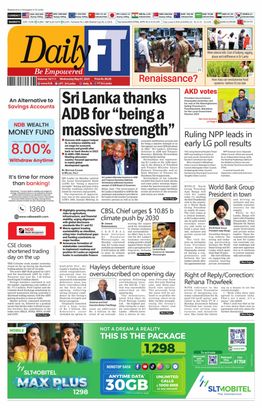 Hayleys debenture issue oversubscribed on opening day | Daily FT - Newspaper - Read this story ...