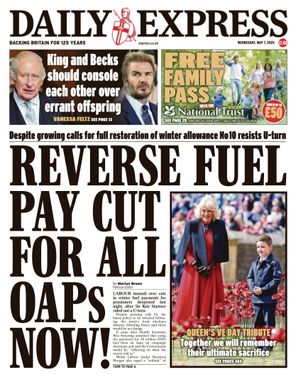 Queen plants final poppy for VE Day | Daily Express - Newspaper - Read ...