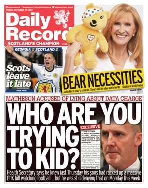 MILLY QUIZ ROW | Daily Record - Newspaper - Read this story on Magzter.com