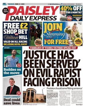 Police praise victims who helped convict vile rapist | Paisley Daily ...