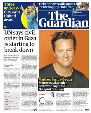 Matthew Perry 1969-2023 Metrosexual, ironic actor who captured the ...