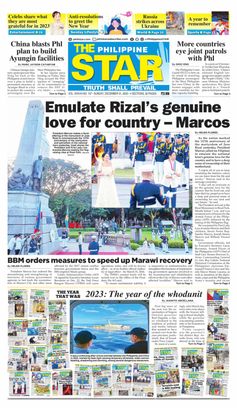 Emulate Rizal's genuine love for country - Marcos - Read this story on ...