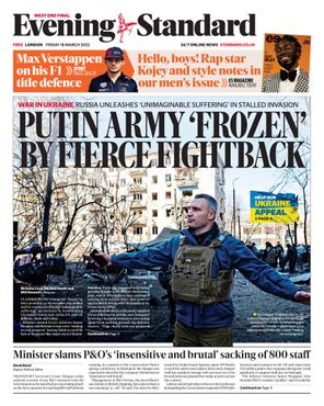 PUTIN ARMY 'FROZEN' BY FIERCE FIGHTBACK