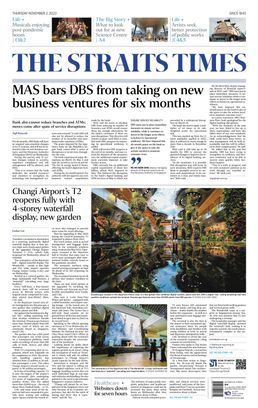 Changi Airport's T2 reopens fully with 4-storey waterfall display, new ...