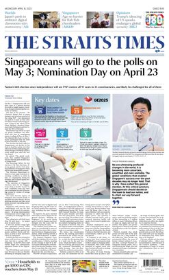 Law Among 12 To Get New Award | The Straits Times - Newspaper - Read ...