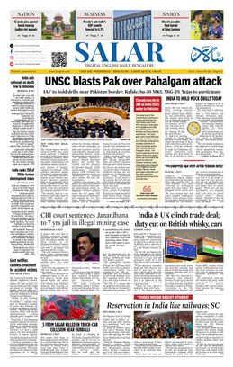 AI flight diverted again due to clogged toilets | Salar - Newspaper - Read this story on Magzter.com