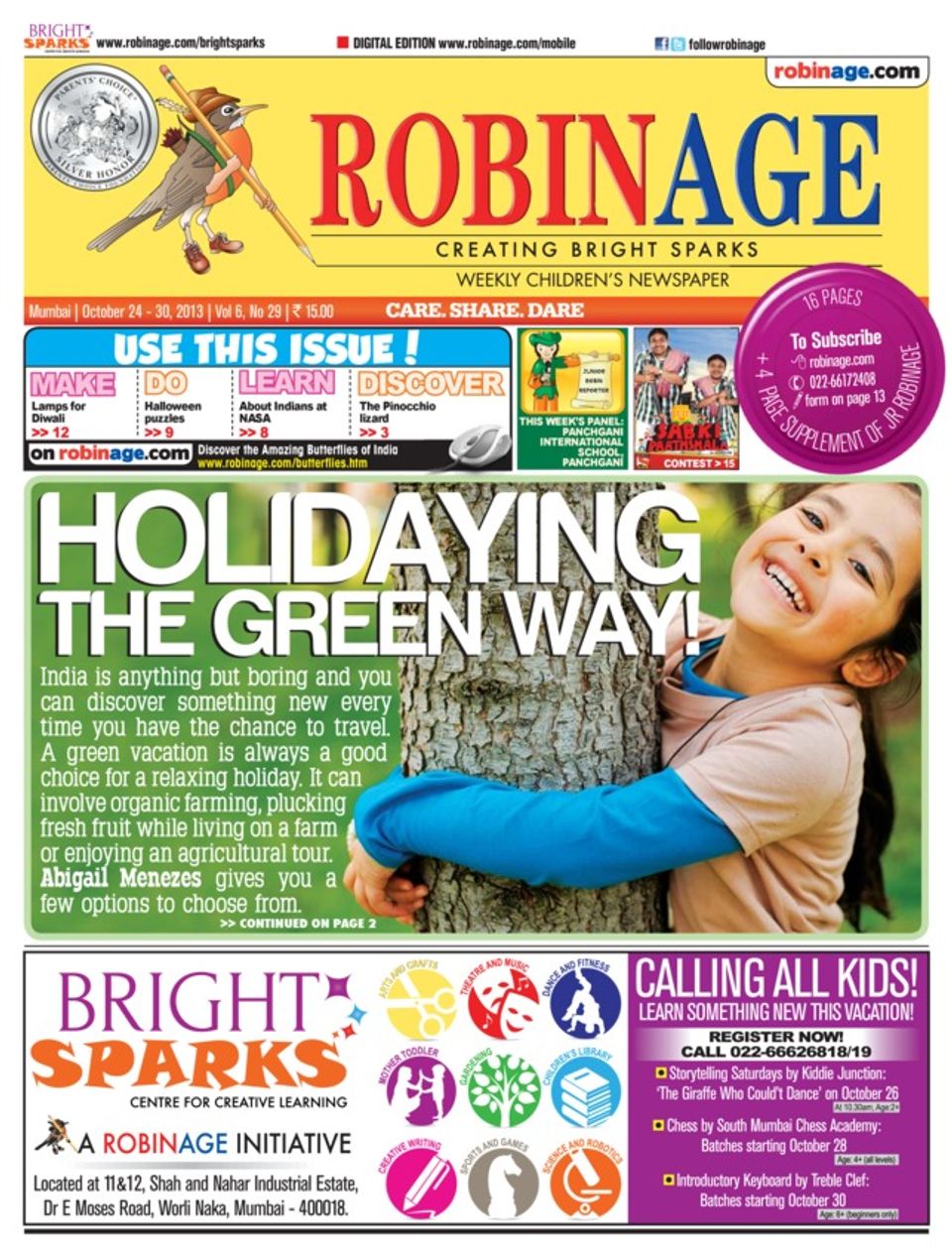 RobinAge-October 24, 2013 Magazine - Get your Digital Subscription