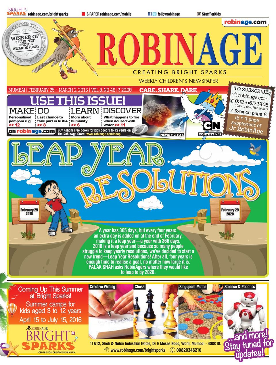 RobinAge-February 25, 2016 Magazine - Get your Digital Subscription