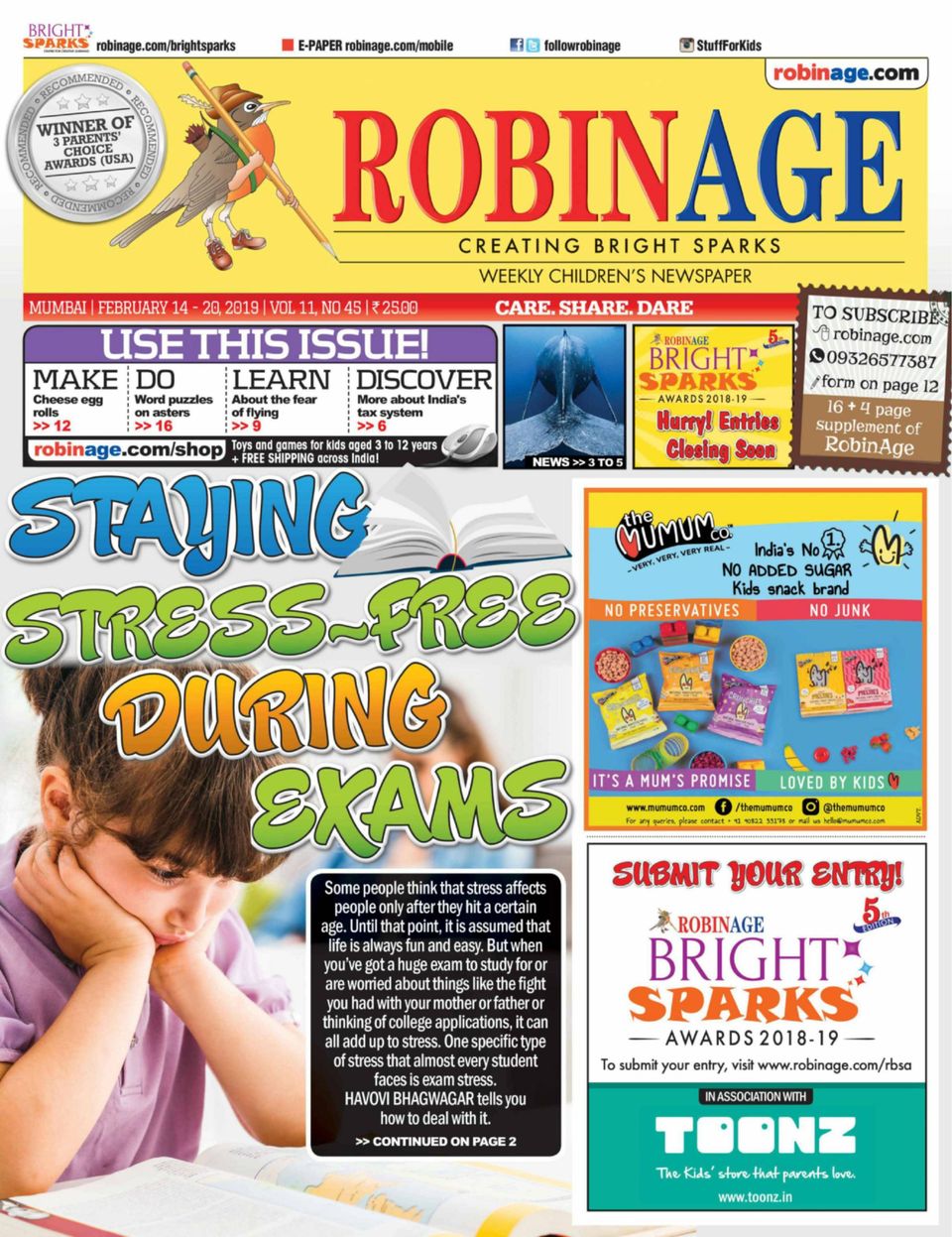 Get digital access to RobinAge - February 14, 2019 issue | Magzter.com