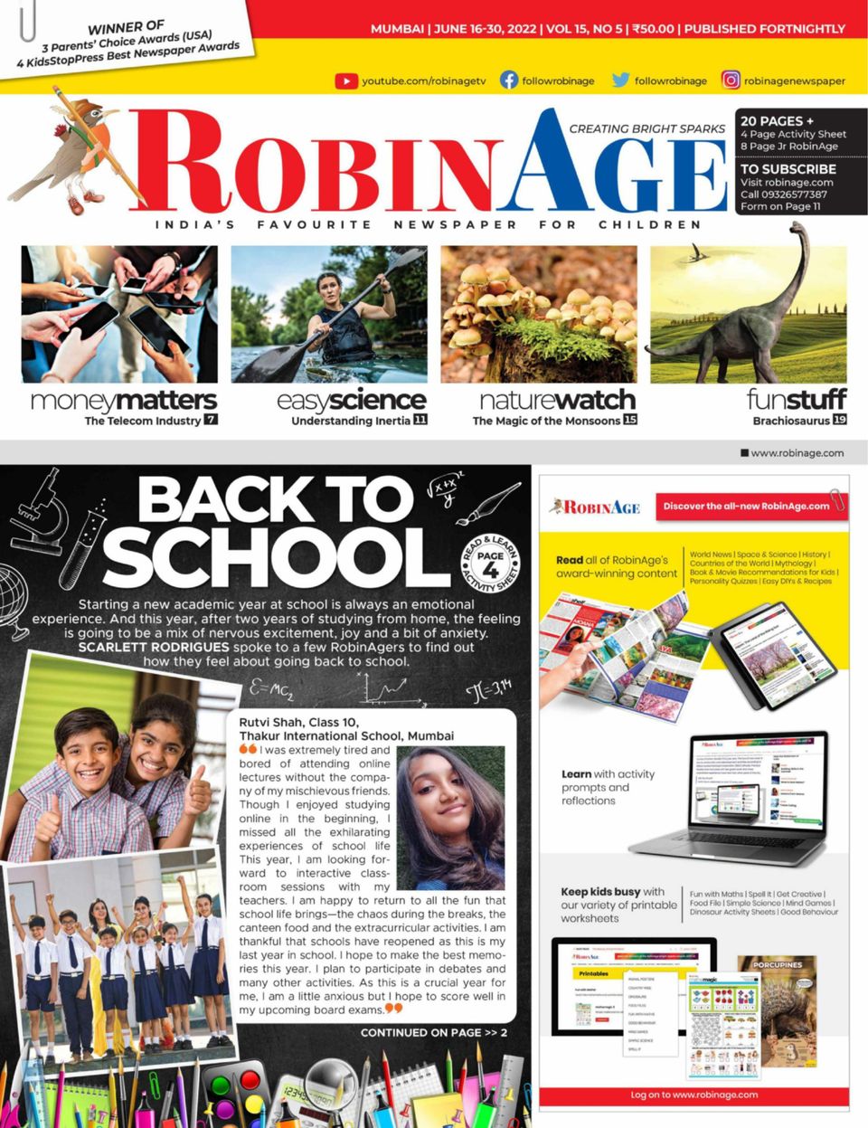 RobinAge Magazine - Get your Digital Subscription