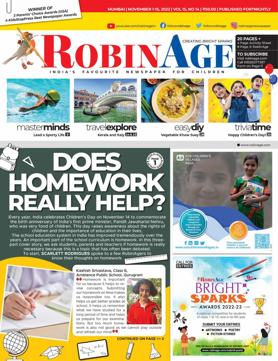 RobinAge-November 01, 2022 Magazine - Get your Digital Subscription