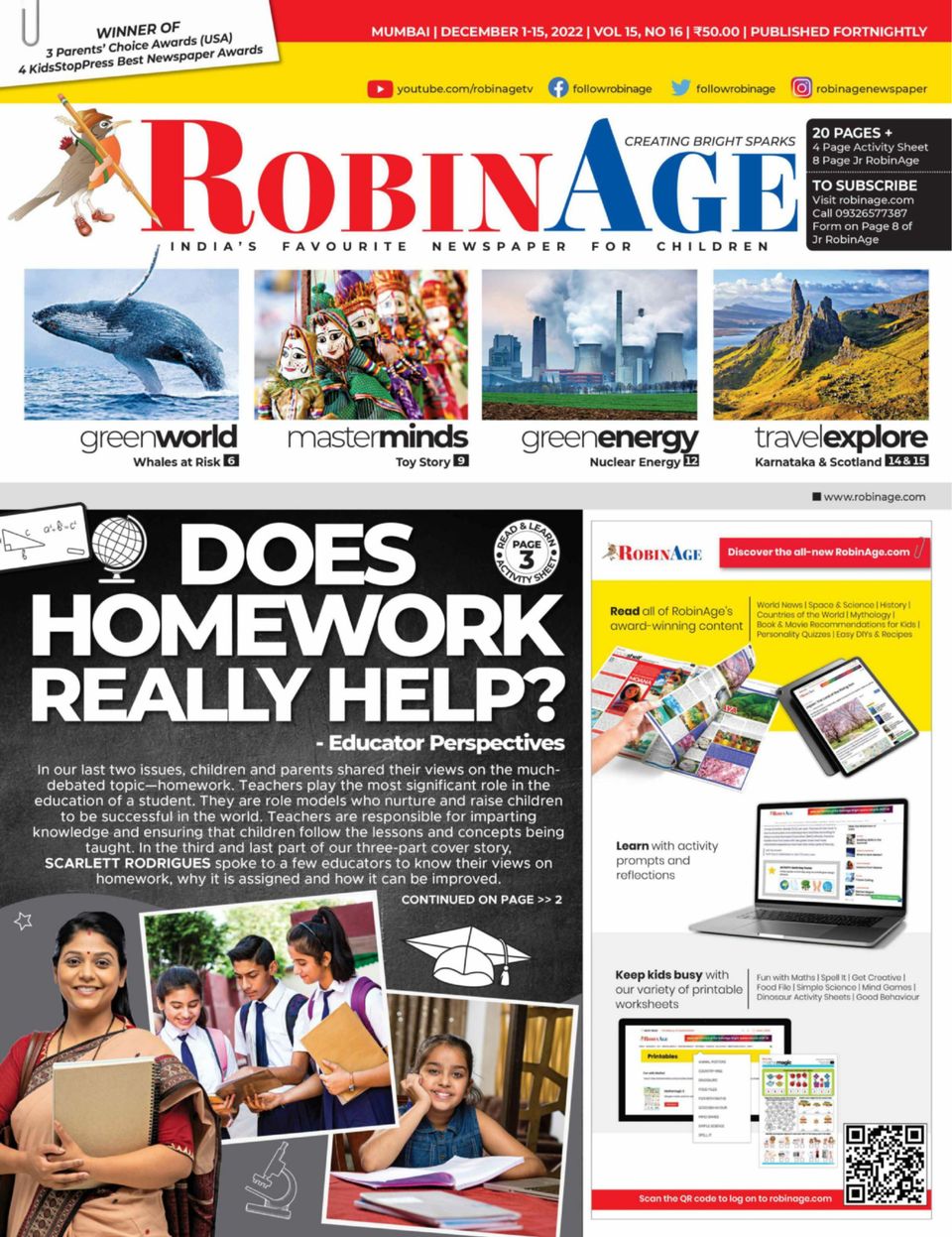 Get digital access to RobinAge - December 01, 2022 issue | Magzter.com
