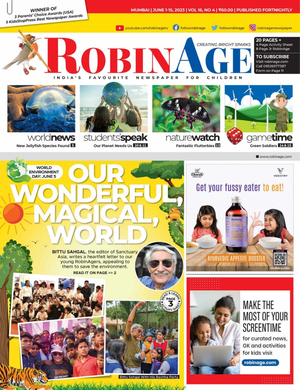 RobinAge Magazine - Get your Digital Subscription