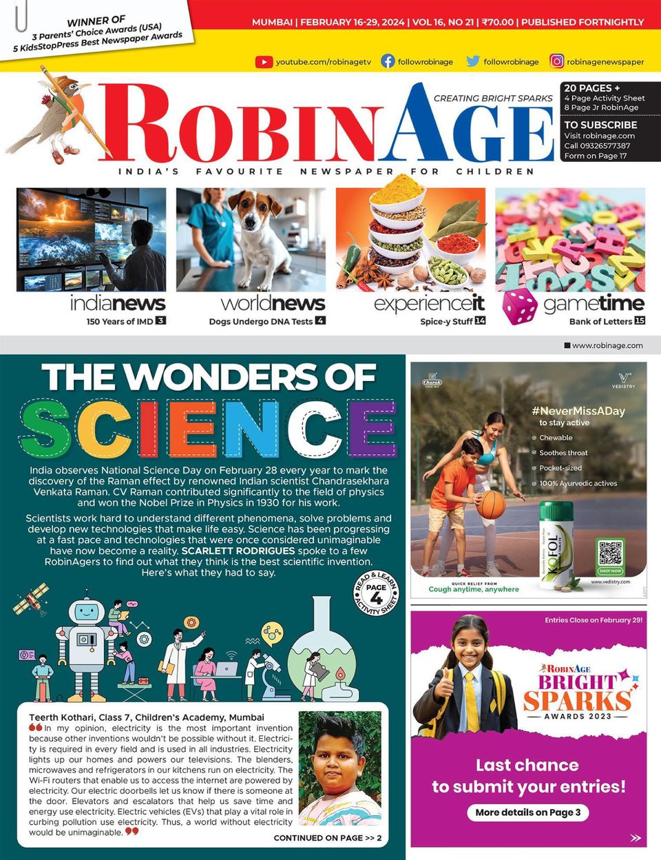 RobinAge Magazine - Get your Digital Subscription
