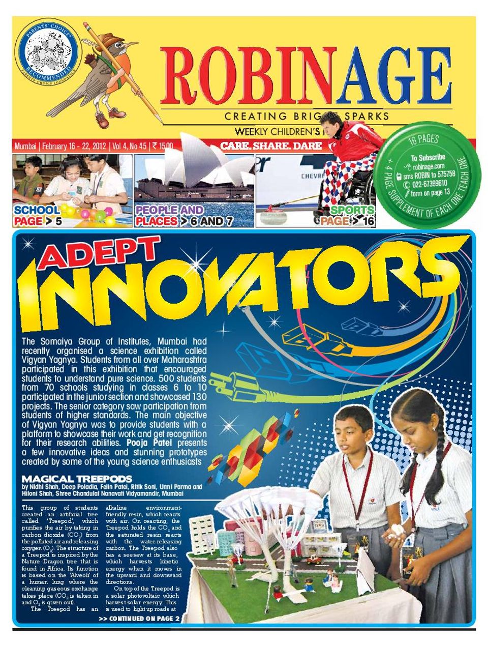 RobinAge-February 16 2012 Magazine - Get your Digital Subscription