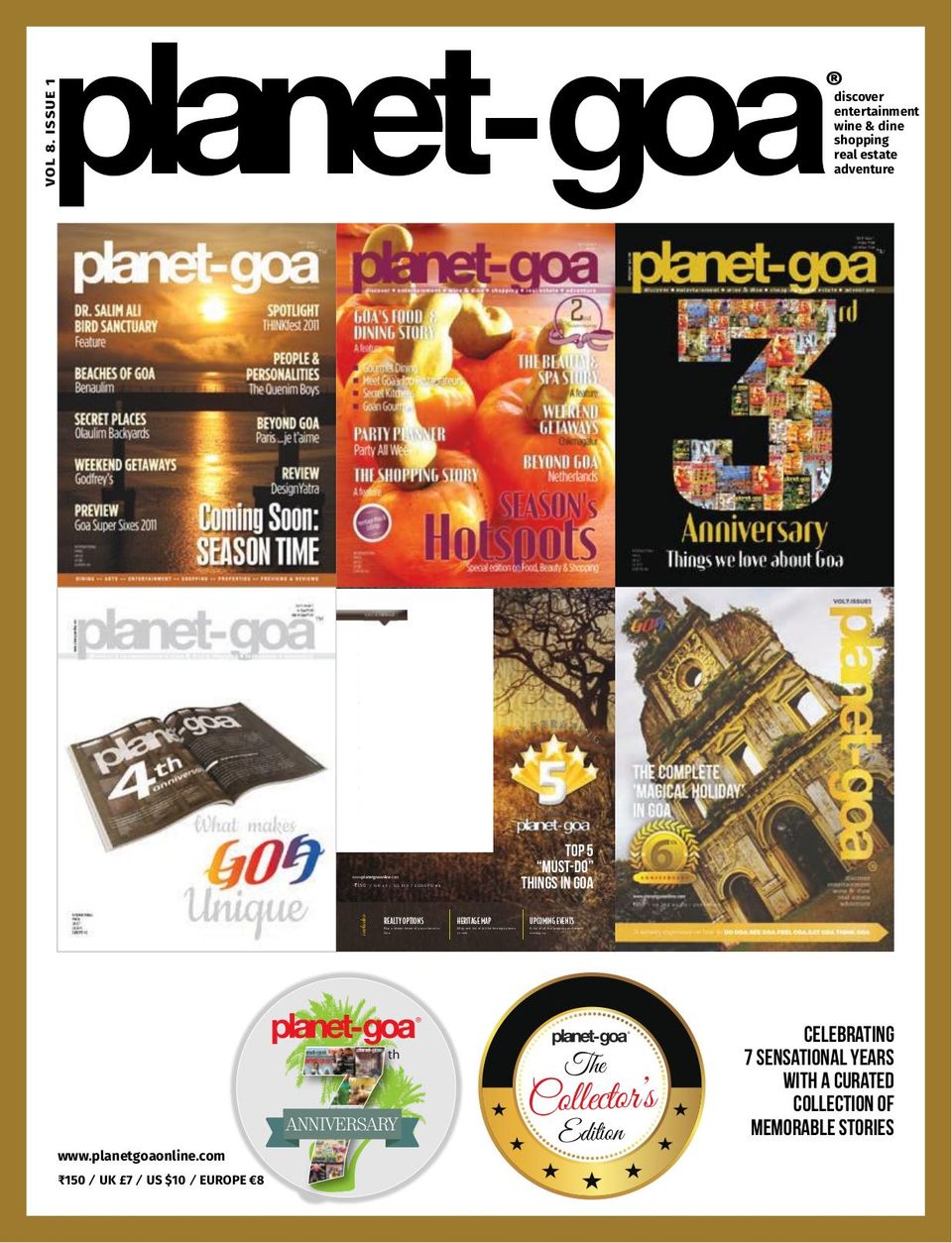 Planet Goa Quarterly-Volume 8 issue 1 Magazine