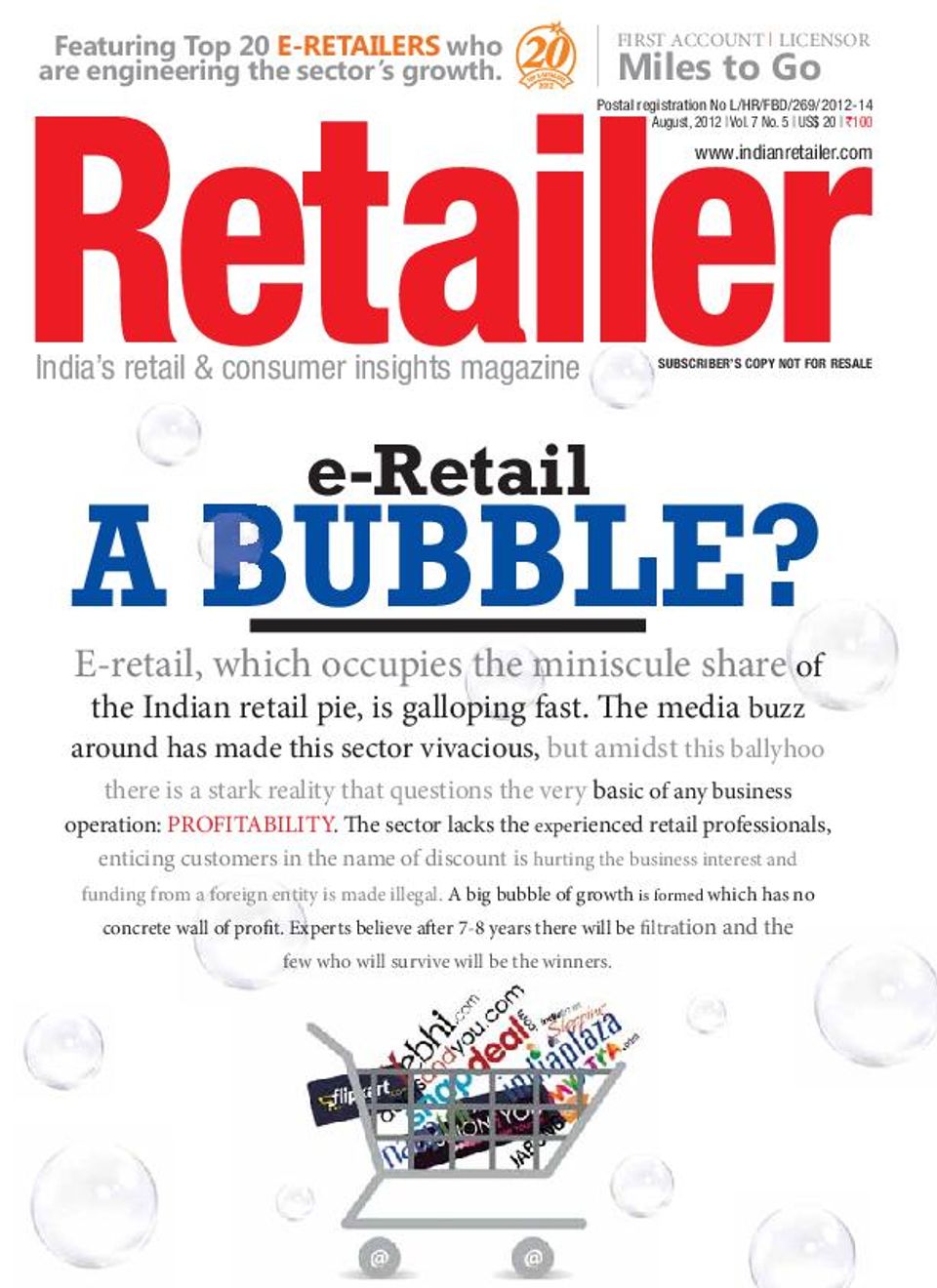 Retailer-August 2012 Magazine - Get your Digital Subscription
