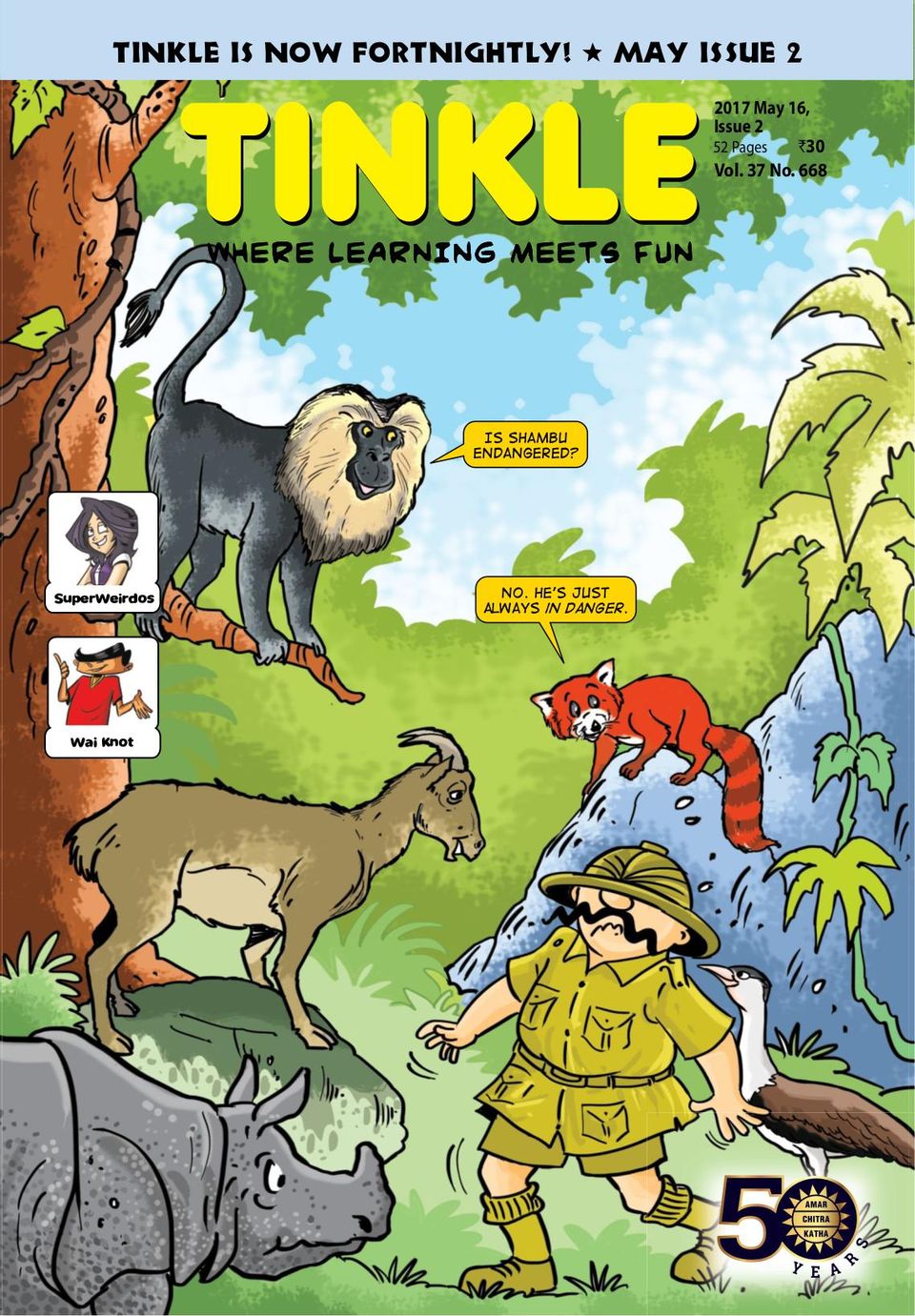 Get digital access to TINKLE - May 16, 2017 issue | Magzter.com