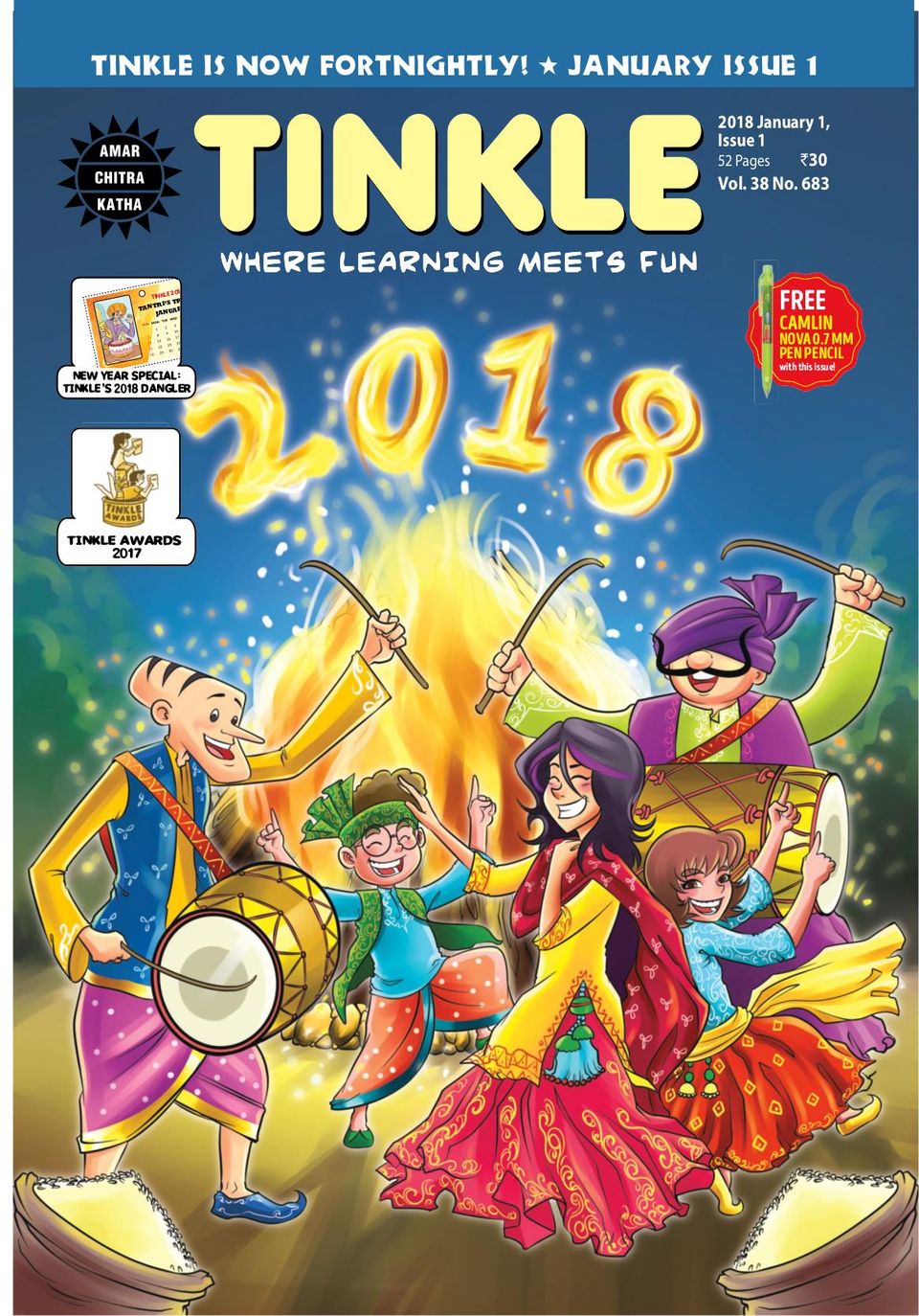 Get digital access to TINKLE - January 01, 2018 issue | Magzter.com
