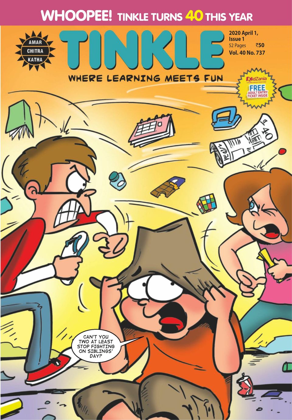 Get digital access to TINKLE - April First 2020 issue | Magzter.com