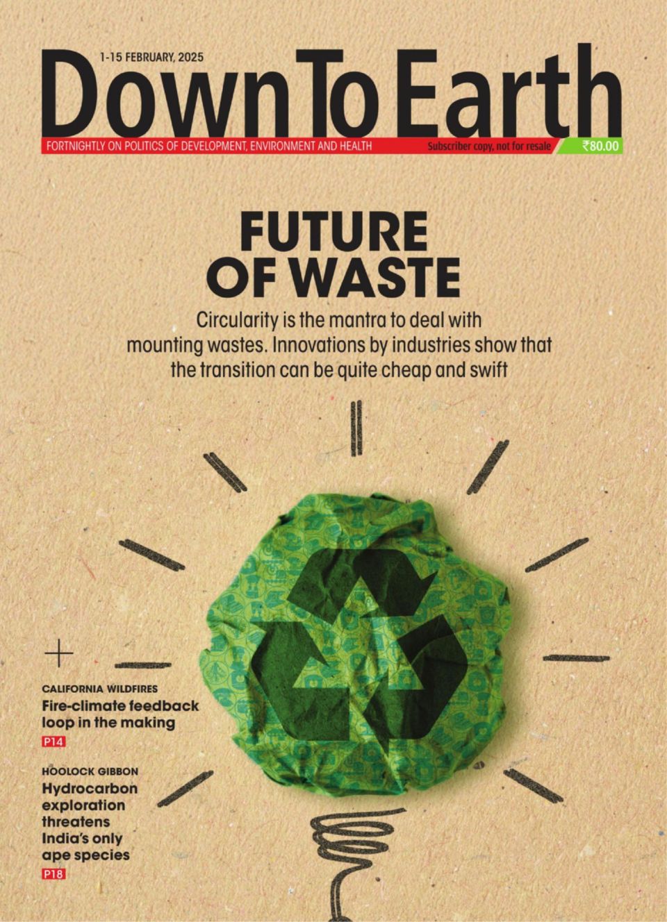 Get digital access to Down To Earth - February 01, 2025 issue | Magzter.com