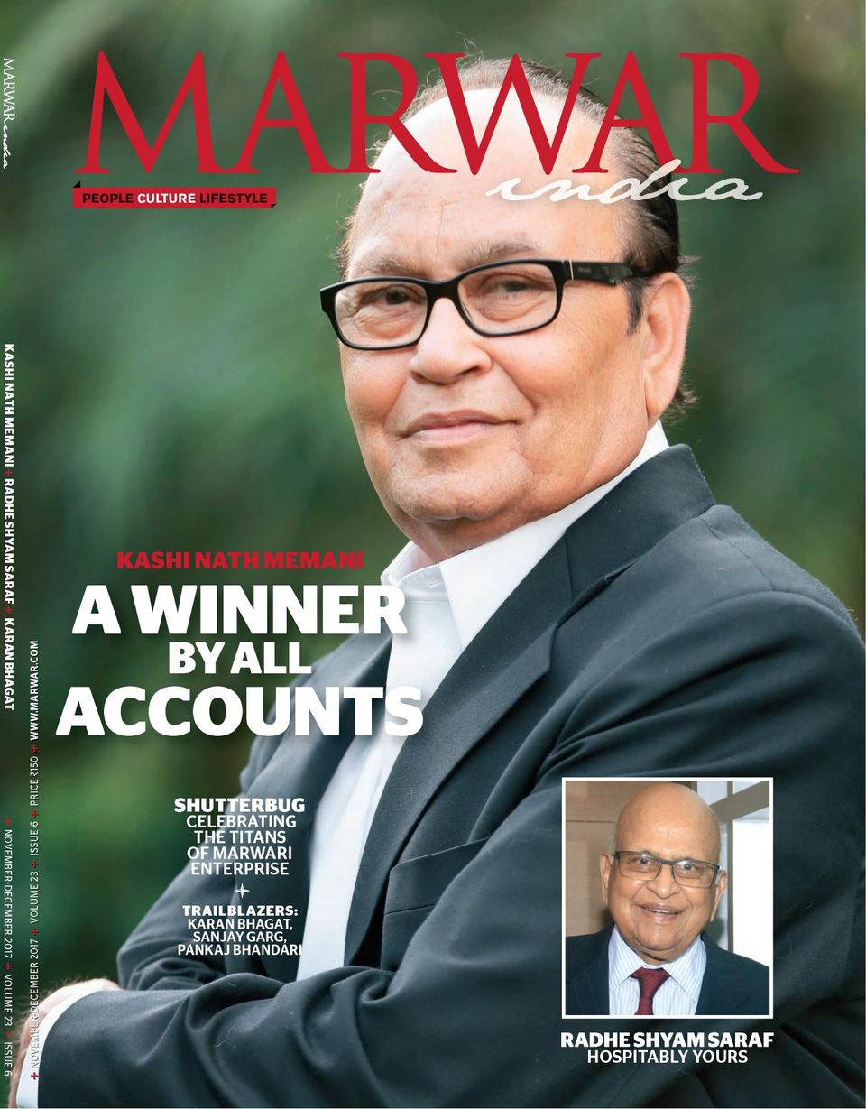 Get digital access to MARWAR India - November-December 2017 issue ...