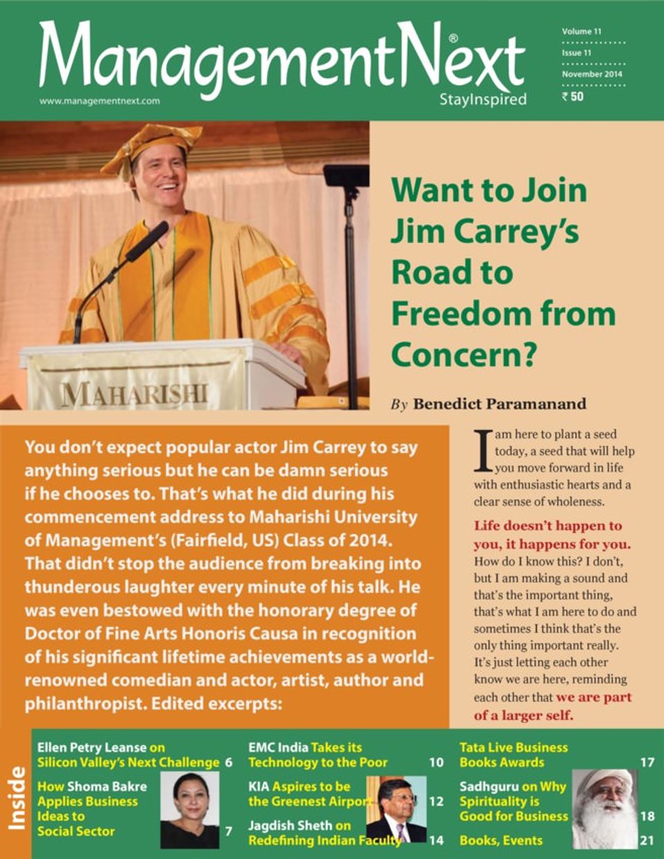 Management Next-November 2014 Magazine - Get your Digital Subscription