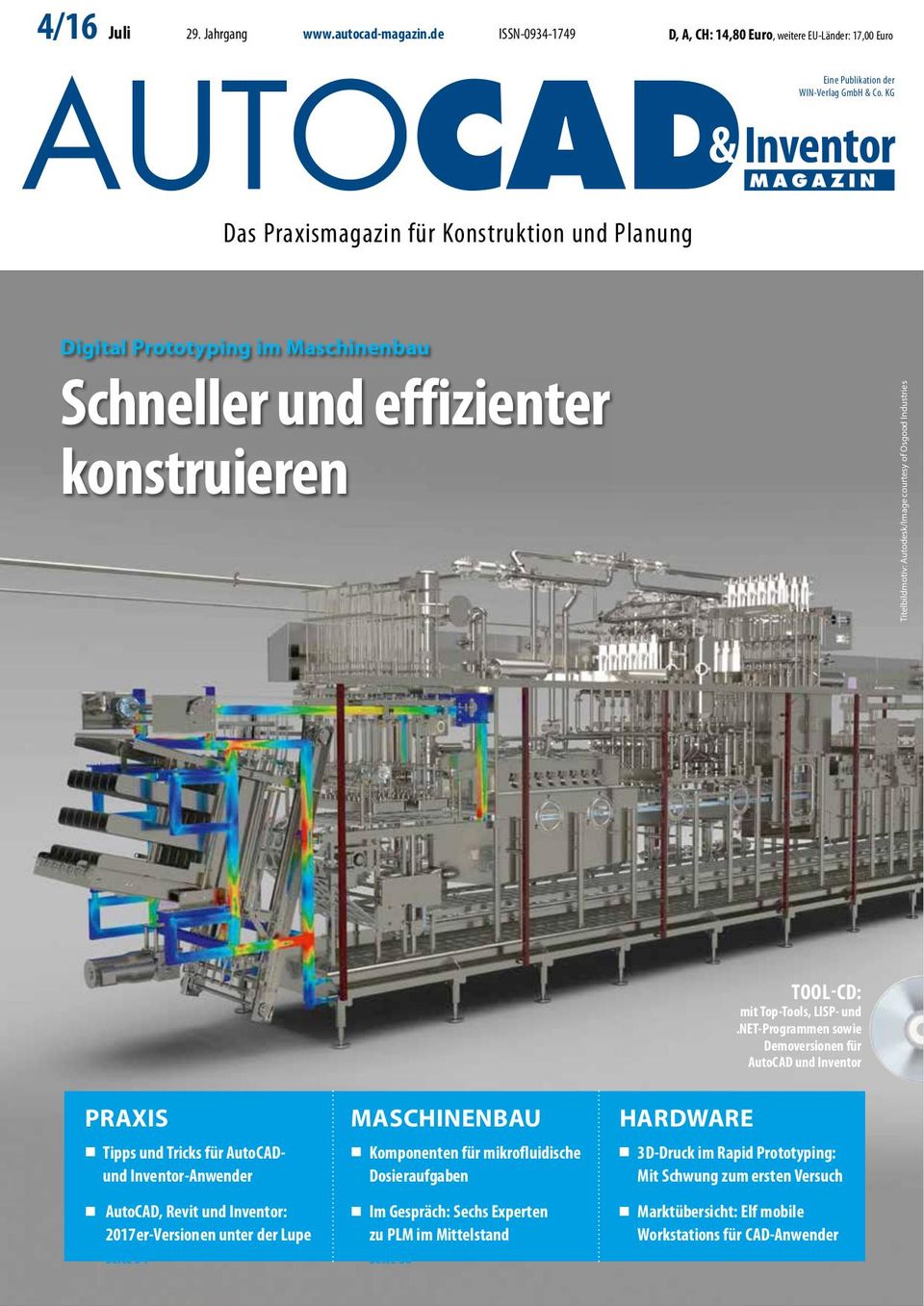 AUTOCAD & Inventor Magazin-4/16 Magazine - Get your Digital Subscription