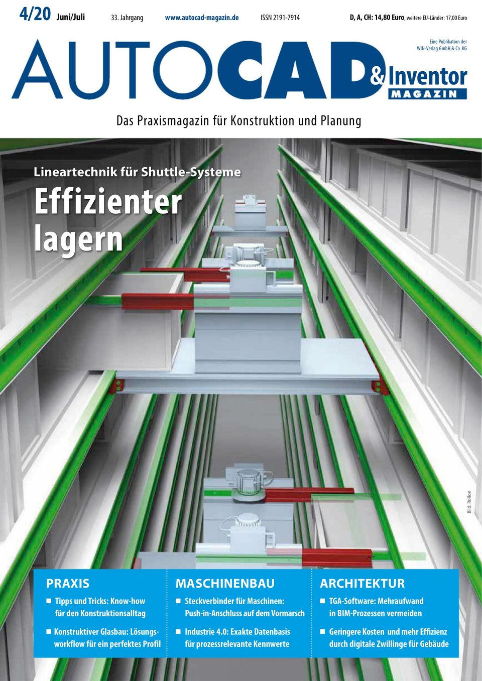AUTOCAD & Inventor Magazin-4/20 Magazine - Get your Digital Subscription