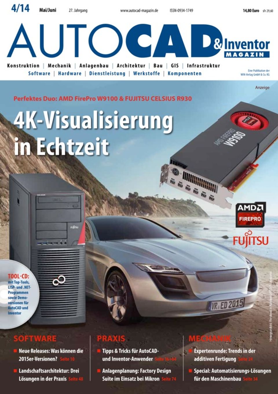AUTOCAD & Inventor Magazin-4/14 Magazine - Get your Digital Subscription