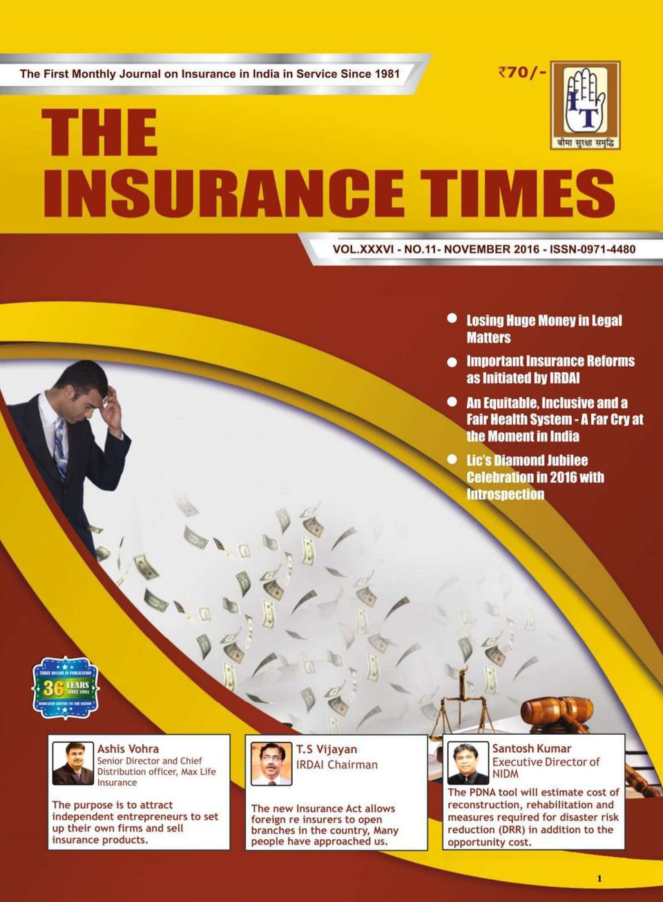 Get digital access to THE INSURANCE TIMES - November 2016 issue ...