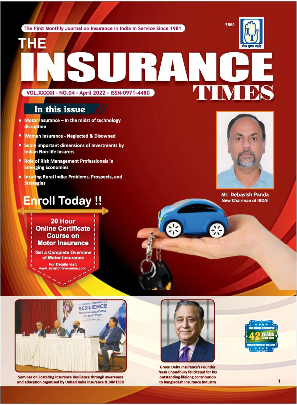 Get digital access to THE INSURANCE TIMES - April 2022 issue | Magzter.com