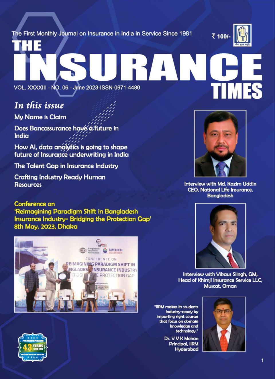 THE INSURANCE TIMES Magazine - Get your Digital Subscription