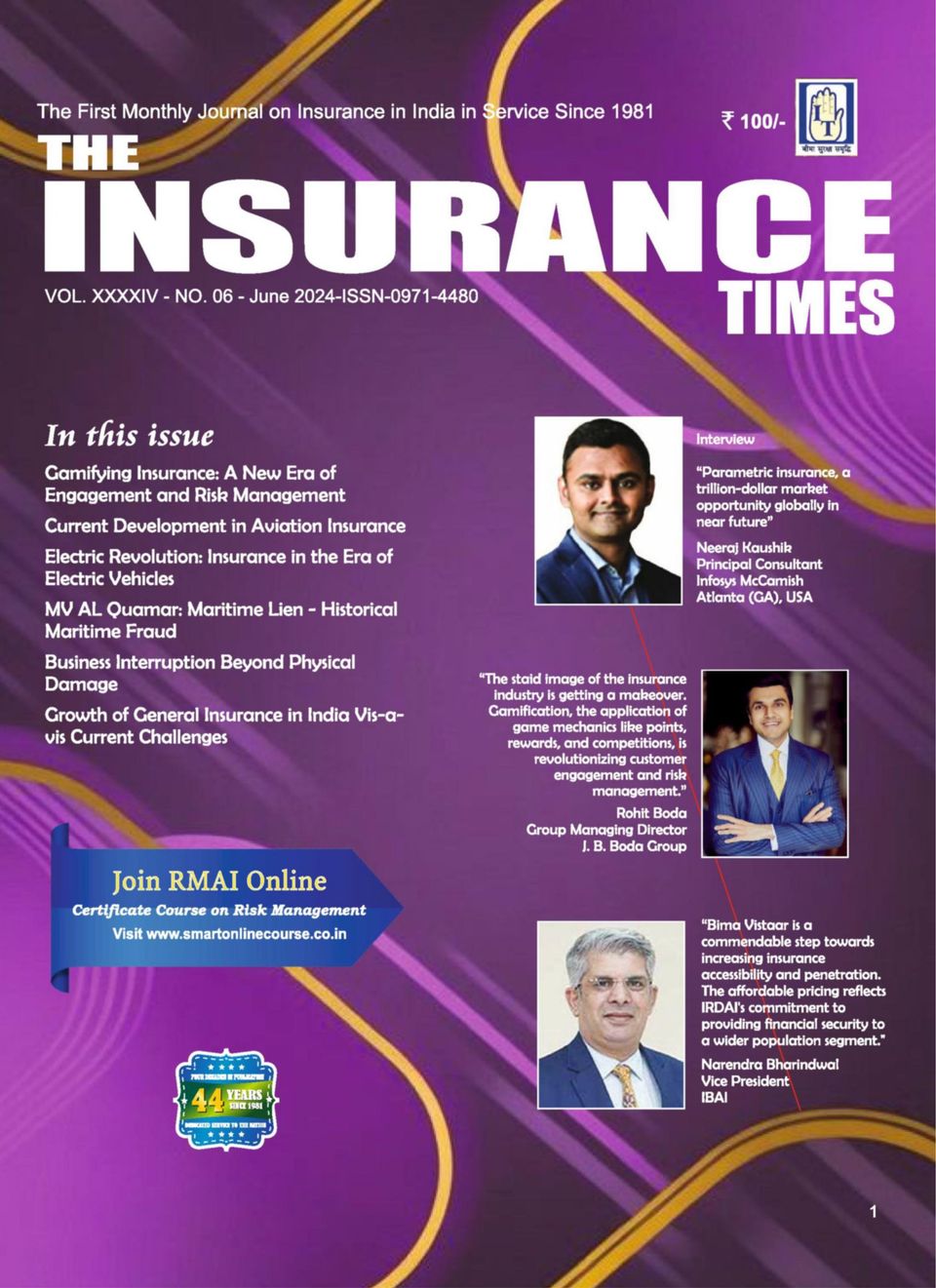 THE INSURANCE TIMES Magazine - Get your Digital Subscription