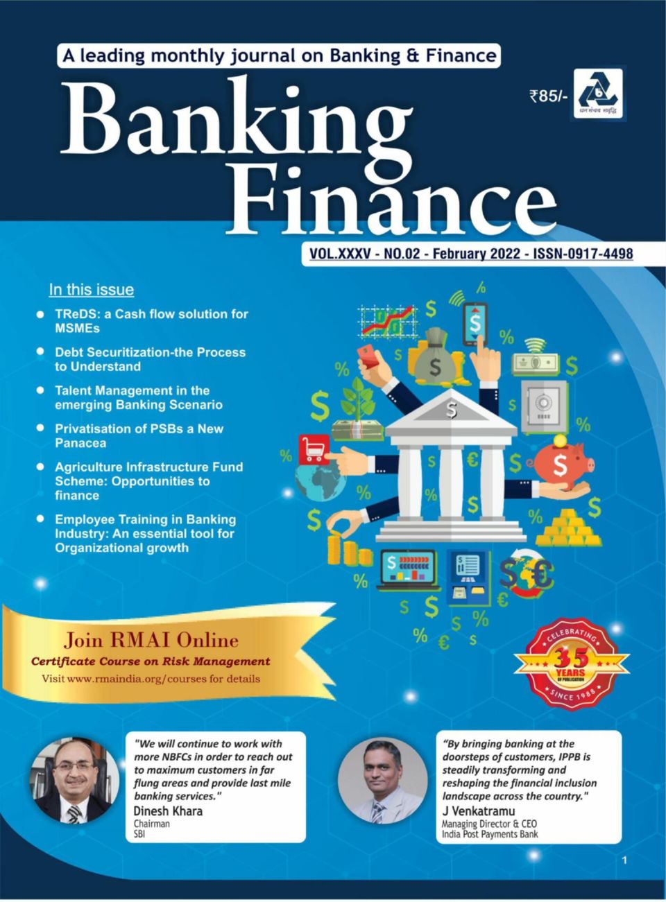 Get digital access to BANKING FINANCE - February 2022 issue | Magzter.com