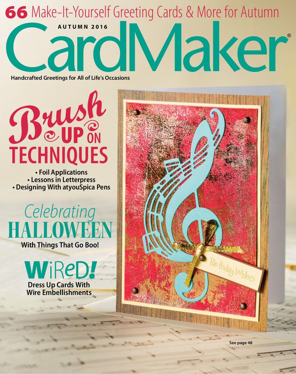 CardMaker-Autumn 2016 Magazine - Get your Digital Subscription