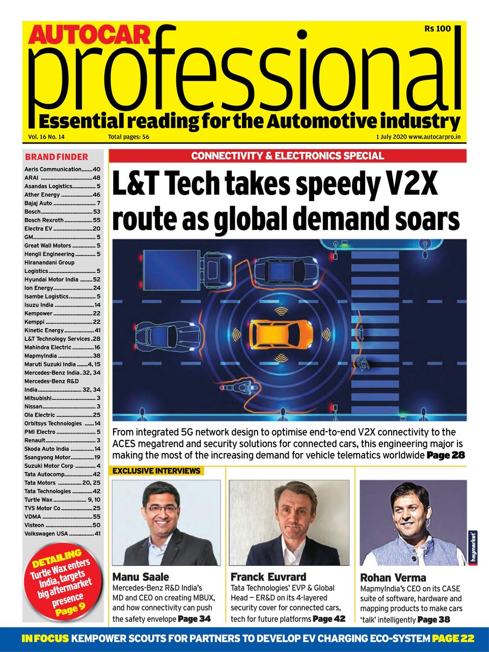 Autocar Professional-1st July 2020 Magazine - Get your Digital Subscription