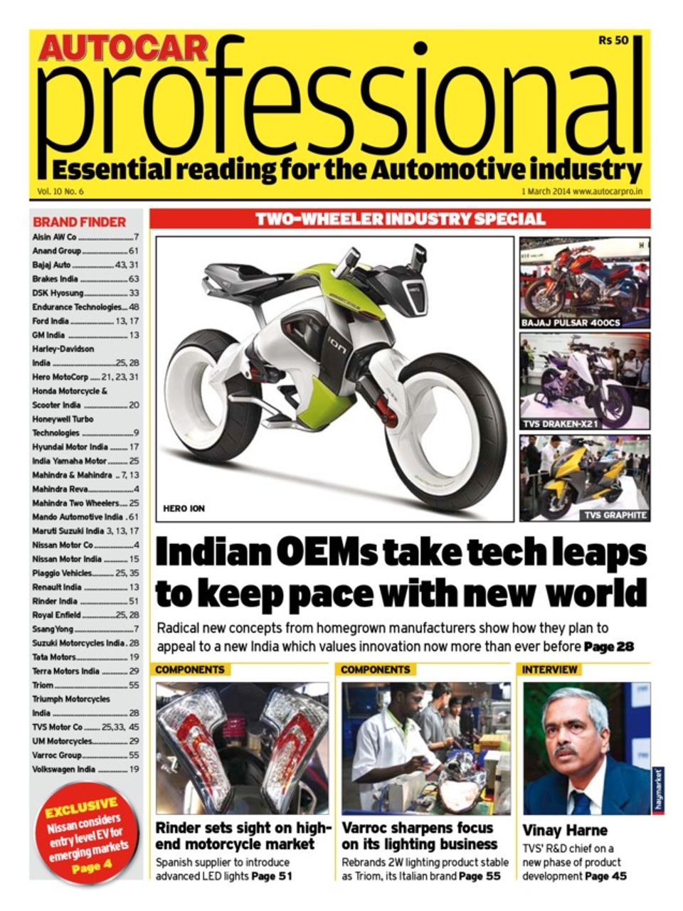 Autocar Professional-March 01, 2014 Magazine - Get your Digital Subscription