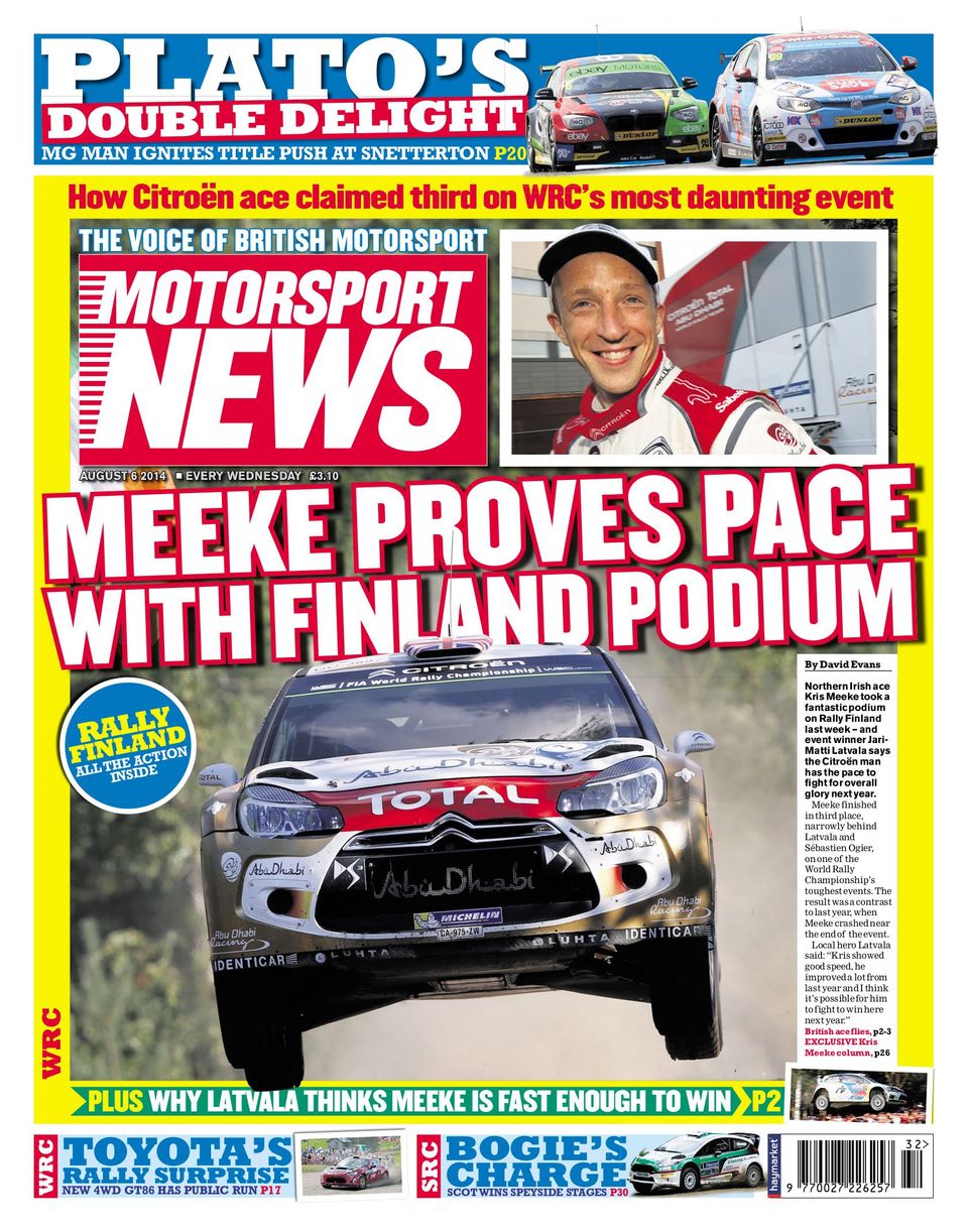 Get digital access to Motorsport News - August 6,2014 issue | Magzter.com