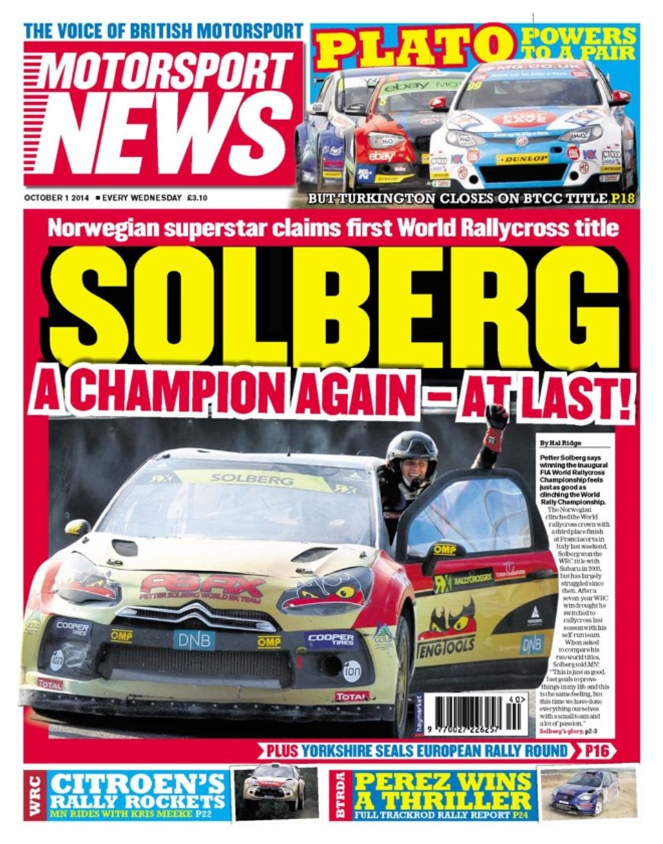 Motorsport News-October 01,2014 Magazine - Get your Digital Subscription