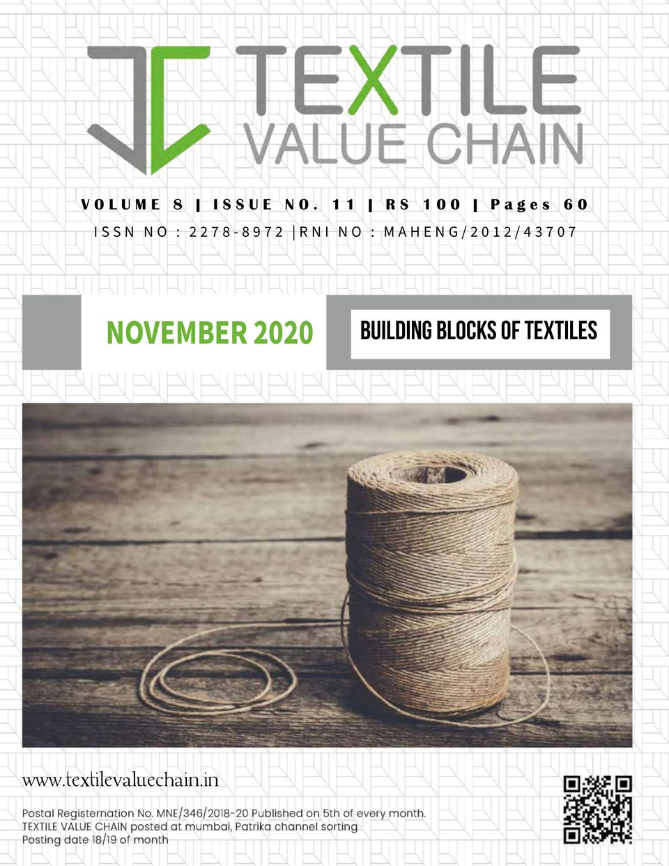 Get digital access to Textile Value Chain - November 2020 issue ...