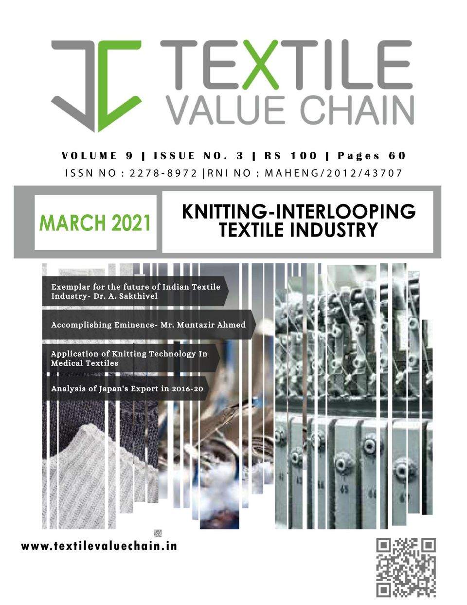 Get digital access to Textile Value Chain - March 2021 issue | Magzter.com