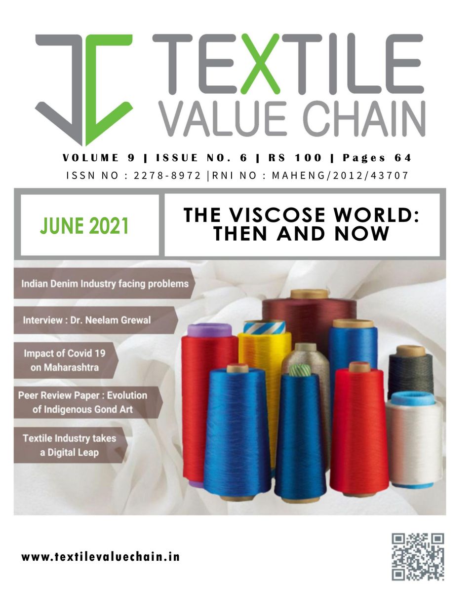 Get digital access to Textile Value Chain - June 2021 issue | Magzter.com