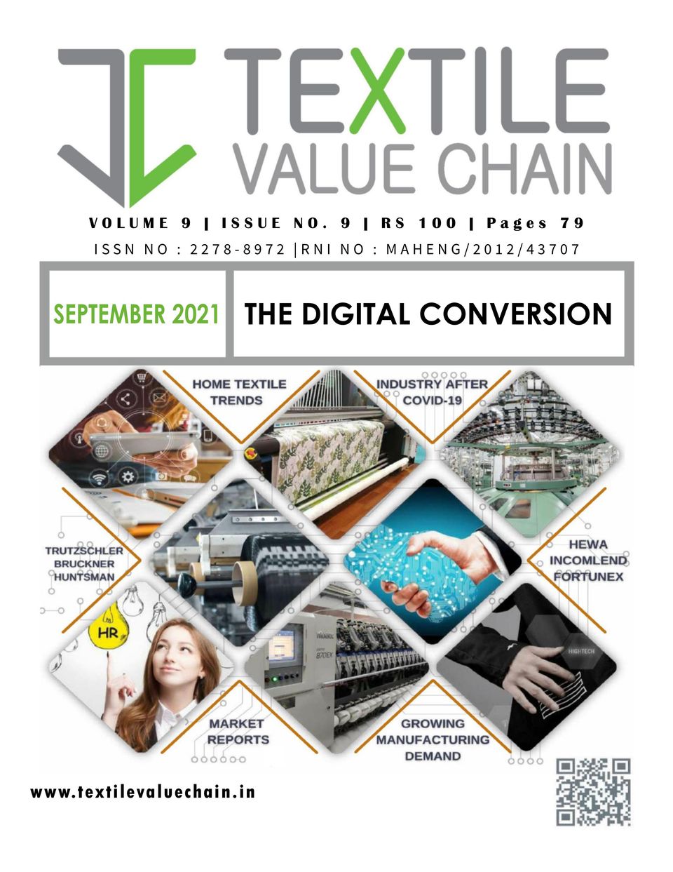 Textile Value Chain-September 2021 Magazine - Get your Digital Subscription