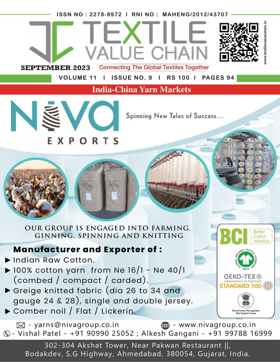Get digital access to Textile Value Chain - September 2023 issue ...