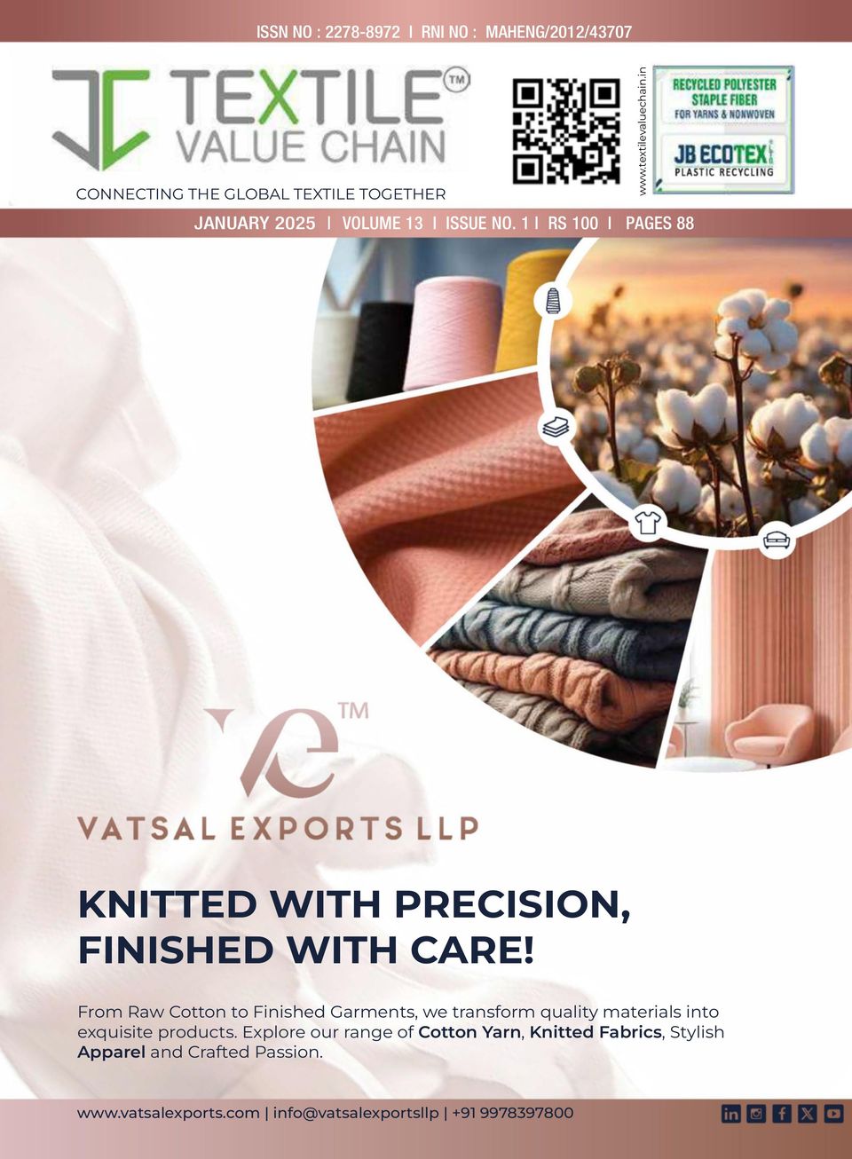 Get digital access to Textile Value Chain Magazine | Magzter.com