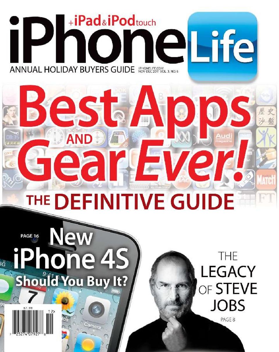 Get digital access to iPhone Life Magazine - November - December 2011 ...