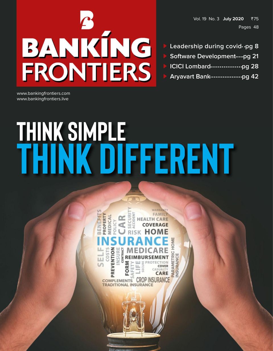 Banking Frontiers-July 2020 Magazine - Get your Digital Subscription